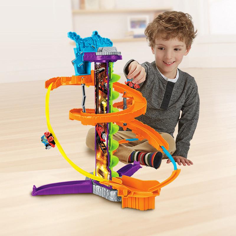 Mini Train Steelworks Adventure Track Set Children's Educational Toys ...